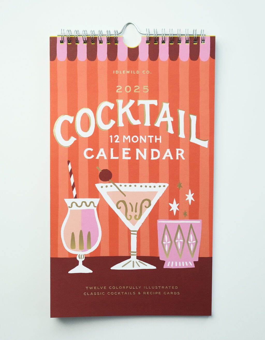 Cocktails 2025 Wall Calendar – Idlewild Co.